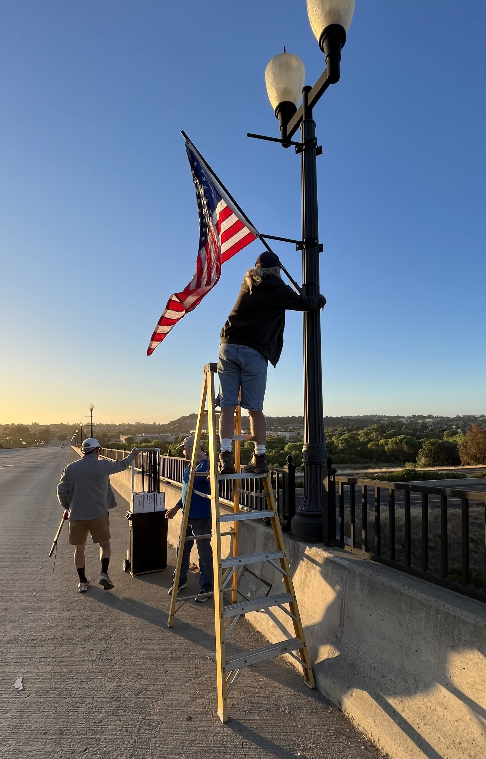 Flags Go Up on Veterans Memorial Bridge 05.31.2022 - KPRL Radio 1230AM ...