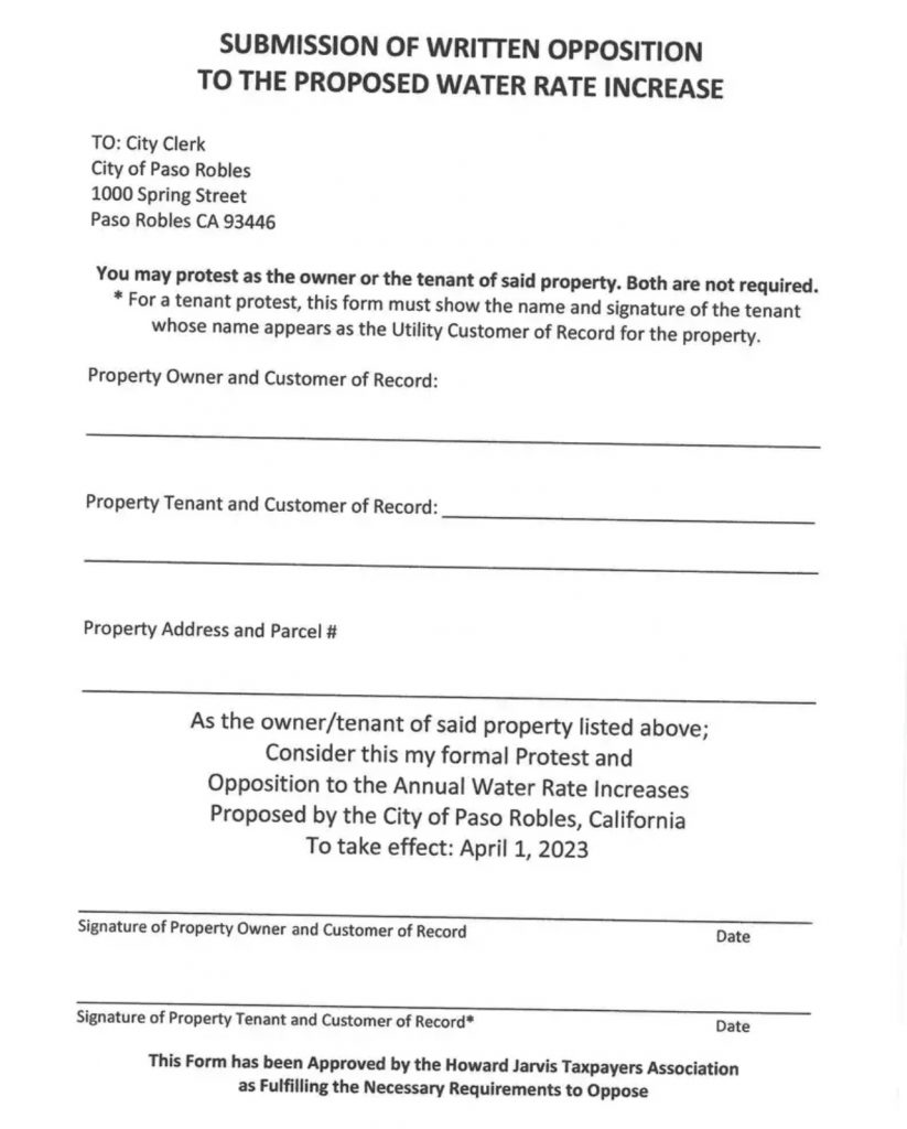 Proposed Water Rate Increase Letter 11.04.2022 - KPRL Radio 1230AM & 99.3FM