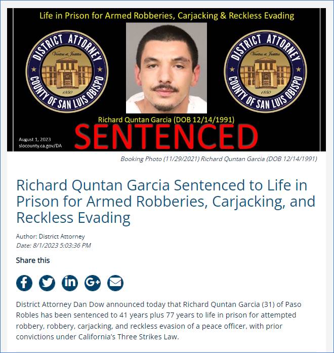 Paso Man Sentenced to Life in Prison 08.02.2023 - KPRL Radio 1230AM ...