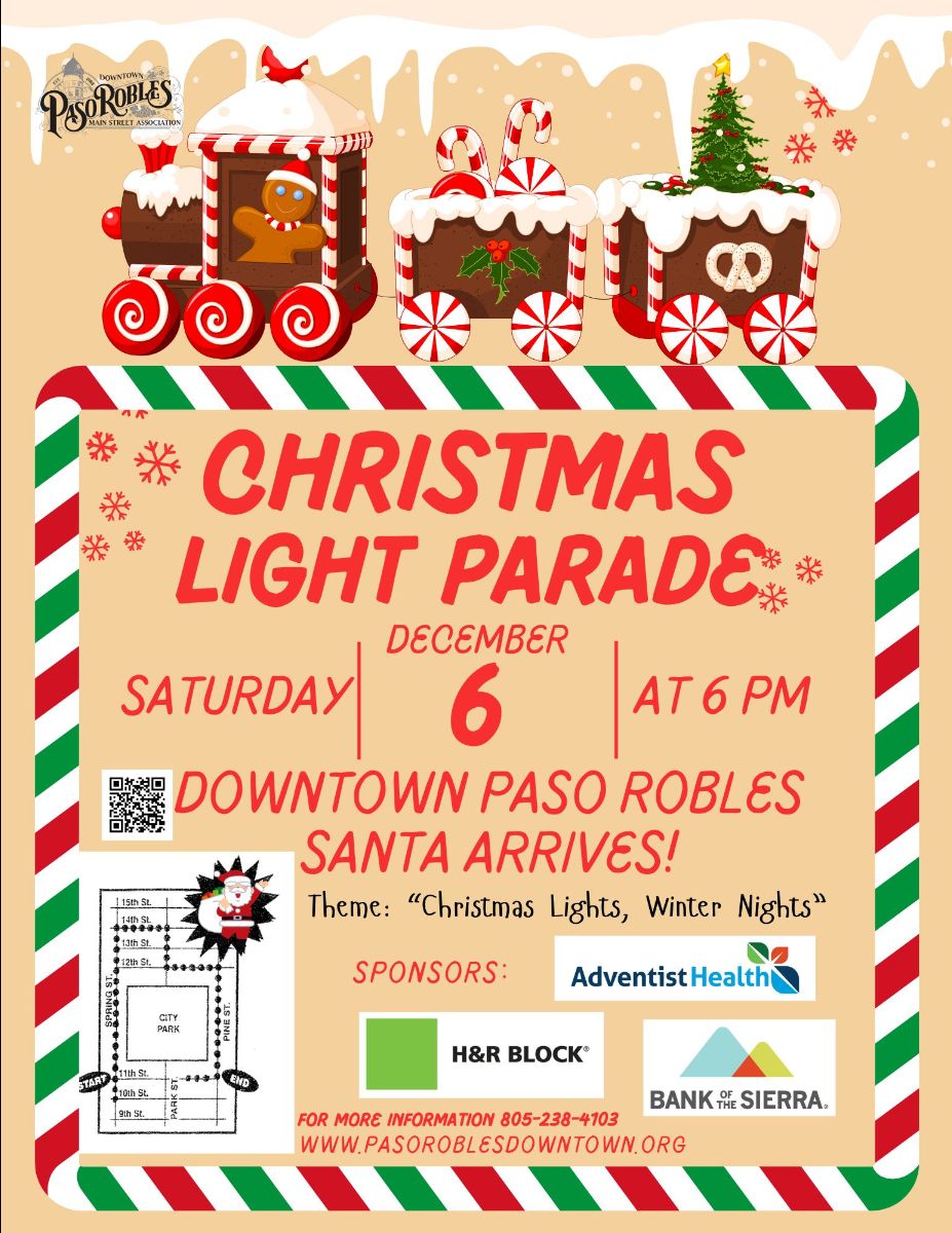 Deadline to Enter For Paso Robles Christmas Light Parade is This ...